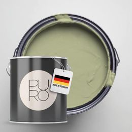 A.S. Cr&eacute;ation Wandfarbe &raquo;Premium Innenwandfarbe PURO Tuchmatt gentle lime&laquo; ideal f&uuml;r Wohnzimmer, Schlafzimmer, Flur und K&uuml;che, Farbwelt Gr&uuml;n gr&uuml;n 1 l 1ml