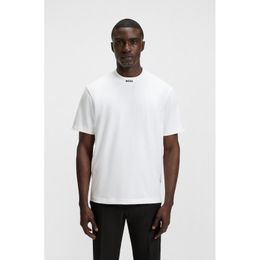 BOSS Green Herren BOSS Green T-Shirt &raquo;Tee Collar Zone&laquo; mit Logo am Ausschnitt wei&szlig; 3XL