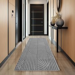 Ayyildiz Teppiche Teppich &raquo;HELIX 2201 , auch als L&auml;ufer und Rund erh&auml;ltlich&laquo; rechteckig 7 mm H&ouml;he 3D-Effekt durch Cut-Loop-Webtechnik, Woll-Optik, Boucl&eacute;, Wohnzimmer 