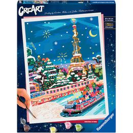 Ravensburger Malen nach Zahlen &raquo;CreArt, Weihnachten in Paris&laquo; Made in Europe Einheitsgr&ouml;&szlig;e