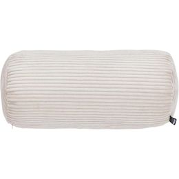 done. Nackenrolle &raquo;Zoom&laquo; Nackenrolle aus modernem Kordstoff beige Obermaterial: 92% Polyester, 8% Nylon B/H/L: 25cm x 25cm x 50cm