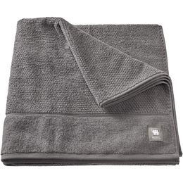 Musterring Badetuch &raquo;Solid&laquo; hautschmeichelnde Airtouch Qualit&auml;t grau Frottee, Baumwolle B/L: 80cmx160cm, 1 Stk., Frottee