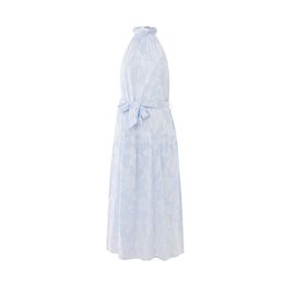 Mexx Kleid Damen Gr&ouml;&szlig;e 42 hellblau / wei&szlig; Sommerkleid