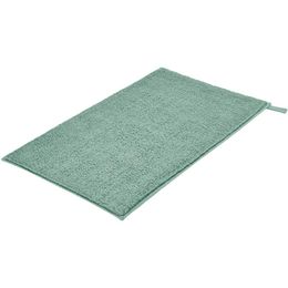 Kleine Wolke Badematte &raquo;Vita, Badvorleger, Badezimmer Teppich&laquo; H&ouml;he 12 mm rutschhemmend beschichtet fu&szlig;bodenheizungsgeeignet Badteppich, Uni Farben, mit Schlaufe 