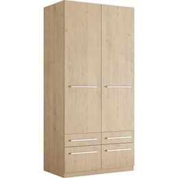 Priess Kleiderschrank &raquo;Schrank Garderobe W&auml;scheschrank Barcelona in 5 Breiten&laquo; viel Stauraum, ger&auml;umige Schubk&auml;sten, mit Spiegel, MADE IN GERMANY 
