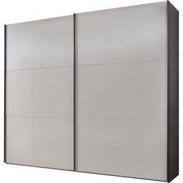 Wiemann Schwebet&uuml;renschrank &raquo;Korfu&laquo; hochwertige Beschl&auml;ge grau B/H/T: 246,9cm x 236cm x 67cm, T&uuml;ren: 2 Stk.