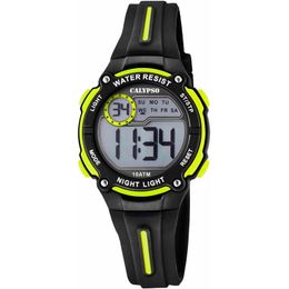 Calypso Watches Damen Calypso Watches Chronograph &raquo;Digital Crush&laquo; Armbanduhr, Quarzuhr, Kinderuhr, Datum, digital, Stoppfunktion schwarz Einheitsgr&ouml;&szlig;e