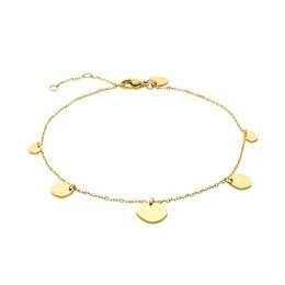 Liebeskind Berlin Fu&szlig;kette &raquo;Schmuck Geschenk Edelstahl K&ouml;rperschmuck The Organic Treasure&laquo; gold Edelstahl Fu&szlig;kette