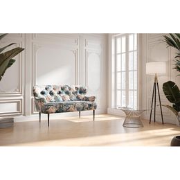 OTTO home 2-Sitzer &raquo;Amber&laquo; mit Knopfheftung,in verschieden Stoffarten bunt 100% Polyester B/H/T: 153cm x 97cm x 87cm, Jacquard