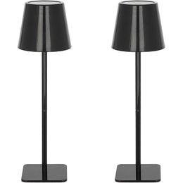 OTTO home LED Tischleuchte &raquo;Merrin - 2er Set Akkuleuchte&laquo; LED-Modul 2 Stk. warmwei&szlig; - kaltwei&szlig; 2er Set, dimmbar, Farbwechsel, Akku Tischlampe, LED, 