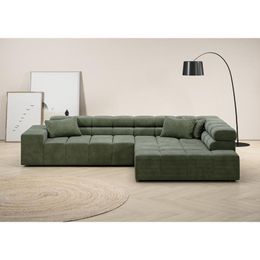 Home Affaire Ecksofa &raquo;Ancona, Ecksofa, incl. Kopfteilverstellung, Breite 319 cm, L-Form&laquo; wahlweise motorische Sitztiefenverstellung, auch in Cord + 