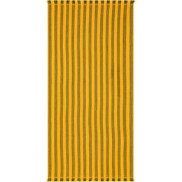 Egeria Strandtuch &raquo;Pestemal&laquo; 80x180 cm, mit Fransen gelb gewebte Ware, Obermaterial: 65% Baumwolle, 20% Polyester, 15% Viskose B/L: 80cmx180cm, 1 Stk., 
