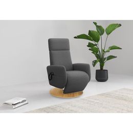 OTTO home TV-Sessel &raquo;Rochelle, inkl. Kopfteilverstellung & 360&deg; Drehfunktion&laquo; 1 Stk. tlg. TV-Sessel mit Drehfunktion 360 Grad grau 95% Polyester 5% 