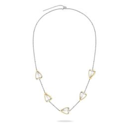 Liebeskind Berlin Damen Kette mit Anh&auml;nger &raquo;Metal Heart, Herz&laquo; Edelstahl, L: 50 B: 1mm
