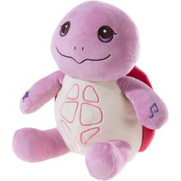 Heunec Kuscheltier &raquo;Musiledi, Schildkr&ouml;te violett&laquo; mit Nachtlichtfunktion und Schlaflied lila Einheitsgr&ouml;&szlig;e Kuscheltier