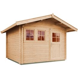 Weka Gartenhaus &raquo;139 A Gr.1, 45 mm, natur&laquo; beige Massivholz Fu&szlig;boden im Gartenhaus, ohne R&uuml;ck- und Seitenwand, ohne Dacheindeckung