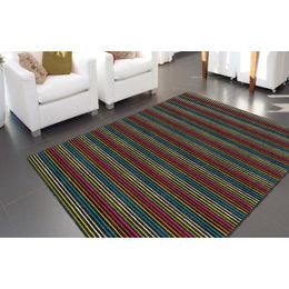Arte Espina Teppich &raquo;Jazz 8134&laquo; rechteckig 18 mm H&ouml;he Handgemachte Qualit&auml;t, jeder Teppich ein Einzelst&uuml;ck bunt Polyester B : 120cm 1 Stk., 18mm, L: 180cm