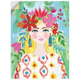 Artland Wandbild &raquo;Boho Girl II&laquo; Bilder von Frauen 1 Stk. tlg. als Alubild, Leinwandbild, Poster, Wandaufkleber in verschied. Gr&ouml;&szlig;en Vinyl B/H/T: 60cm x 80cm, 