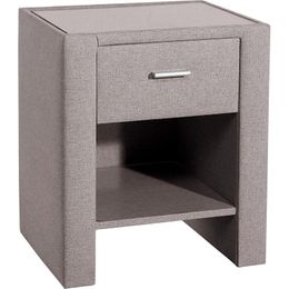 Home Affaire Nachttisch Nachtkonsole mit 1 Schubkasten und 1 Ablagefach beige B/H/T: 50cm x 61cm x 41cm