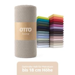 OTTO home Spannbettlaken &raquo;PHYSALIS in BASIC und PREMIUM Qualit&auml;t, 100% Baumwolle&laquo; f&uuml;r Matratzen bis 18 cm H&ouml;he, Bettlaken, Spannbetttuch, pflegeleicht