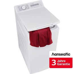 Hanseatic Waschmaschine Toplader &raquo;HTW510C&laquo; 5 kg 1000 U/min inkl. 3 Jahre Herstellergarantie wei&szlig; Kindersicherung