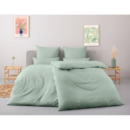 OTTO home Bettw&auml;sche &raquo;Luisa&laquo; 2 4 Qualit&auml;ten f&uuml;r dein perfektes Schlafgef&uuml;hl (von Komfort bis Premium) Baumwoll-Leinen Mix, Obermaterial: 65% Baumwolle