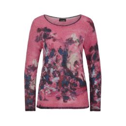 GOLDNER Pullover Damen Gr&ouml;&szlig;e S/M navy / hellblau / hellgrau / magenta