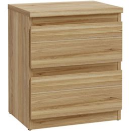 FORTE Kommode &raquo;EDMORE&laquo; Kommode, Breite ca. 42 cm braun B/H/T: 41,8cm x 49,3cm x 32,2cm, 2 Stk.