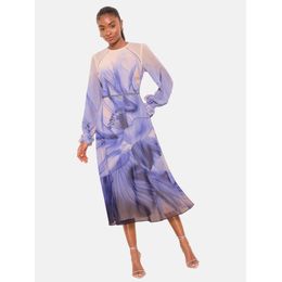 Lipsy Kleid Damen Gr&ouml;&szlig;e 38 creme / hellblau / dunkelblau / lavendel Sommerkleid