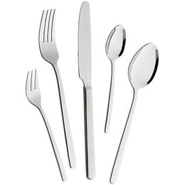 Mulex Besteck-Set &raquo;Mississippi&laquo; sp&uuml;lmaschinengeeignet silber Edelstahl 18/0 30 Stk.