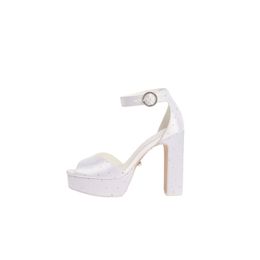 Lipsy Strap Sandals female size 41.5/42 Silver / Egg shell