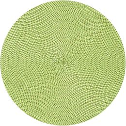stuco Platzset &raquo;Basket&laquo; gr&uuml;n Obermaterial: 100% Polypropylen &Oslash; 38cm, 4 Stk., Polypropylen, rund