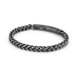 Fynch-Hatton Herren Fynch-Hatton Armband &raquo;Schmuck Edelstahl Armkette The Foxtail Chain Fuchsschwanz&laquo; braun 20,5cm, Edelstahl