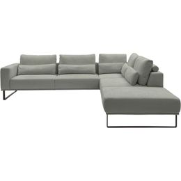 Musterring Ecksofa &raquo;JustB! PM100 Federkern & Kaltschaum, bequem, Breite 308cm, L-Form&laquo; grau 85% Polyester, 15% Viskose B/H/T: 308cm x 88cm x 200cm, Flachgewebe 