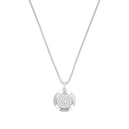 JOOP! Damen JOOP! Kette mit Anh&auml;nger &raquo;Kreis&laquo; mit Zirkonia (synth.) silber Silber 925 (Sterlingsilber), L: 45 B: 1,4mm