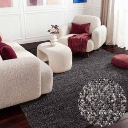 Ted Baker Teppich &raquo;Soft Boucl&eacute; Portobello, auch als L&auml;ufer&laquo; rechteckig 10 mm H&ouml;he Woll-Optik, Boucl&eacute; Meliert, Wohnzimmer, Esszimmer, Schlafzimmer, Flur 
