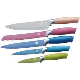 King Messer-Set &raquo;Metallic&laquo; bunt Edelstahl Einheitsgr&ouml;&szlig;e