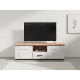 Home Affaire Lowboard &raquo;Valencia TV-Lowboard, B/T/H: 161/41/66,5 cm&laquo; braun Holzwerkstoff, MDF B/H/T: 147cm x 47,5cm x 41cm, 1 Stk., 2 Stk.
