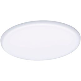 Paulmann LED Einbauleuchte &raquo;Veluna VariFit IP44 3-Stufen-dimmbar rund 185 17W 3.000K Satin&laquo; 1 Stk. Warmwei&szlig; LED Einbaupanel IP44 3-Stufen-dimmbar rund 185 17W 