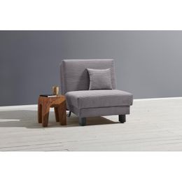 ell+ell ell + ell Sessel &raquo;Enny&laquo; grau 92% Polyester 8% Nylon Cord, PUR-Schaum, Sitzh&ouml;he 40cm, B/H/T: 85cm x 85cm x 100cm
