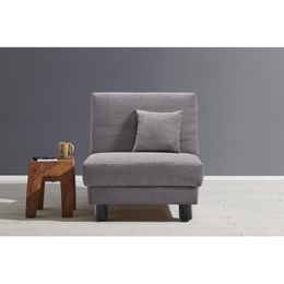 ell+ell ell + ell Sessel &raquo;Enny&laquo; grau 92% Polyester 8% Nylon Cord, HR-Kaltschaum, Sitzh&ouml;he 40cm, B/H/T: 85cm x 85cm x 100cm
