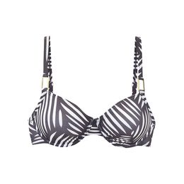 Lascana Bikini-Oberteil in Schwarz - 50% | Gr&ouml;&szlig;e 38D-Cup | Damen-bademode