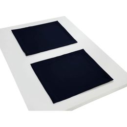 WIRTH Platzset &raquo;NEWBURY&laquo; blau Obermaterial: 67% Polyester, 33% Baumwolle B/L: 35cm x 40cm, 4 Stk., Baumwolle Polyester, eckig