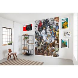 Komar Fototapete &raquo;STAR WARS Classic Cartoon Collage - Gr&ouml;&szlig;e 184 x 254 cm&laquo; bedruckt glatt Kinderzimmer bunt Papier Rollen: 1