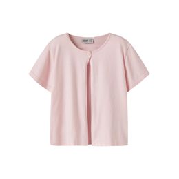 name it Strickjacke M&auml;dchen Gr&ouml;&szlig;e 122/128 rosa