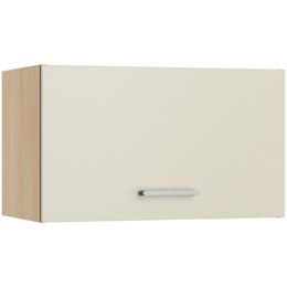 KOCHSTATION Klapph&auml;ngeschrank &raquo;KS-Lucy&laquo; Breite 60 cm, mit 1 Klappe inkl. Gasdruckd&auml;mpfer beige Eiche hell, B/H/T: 60cm x 35,2cm x 34,6cm