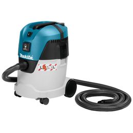 Makita Nass-Trocken-Sauger &raquo;&raquo;VC2512L&laquo; mit Push und Clean Filterreinigungssystem&laquo; 1.000 W, 210 mbar, 25 l, Filterklasse L, ohne Akku und Ladeger&auml;t blau 