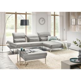 3C Candy Ecksofa &raquo;Mallow Designsofa mit Komfortfunktionen, modern und bequem, L-Form&laquo; Verstellbare Armlehne und Kopfteil, manuelle 