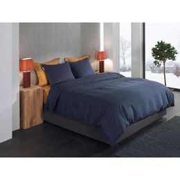 Bettw&auml;sche &raquo;Spina&laquo; 2 Stk. Fischgr&auml;t Muster, 100% Baumwolle ab 135x200 cm. blau Flanell, Obermaterial: 100% Baumwolle B/L: 135cm x 200cm, 1 Stk., 1 Stk