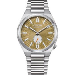 Citizen Herren Automatikuhr &raquo;Tsuyosa&laquo; Armbanduhr, Mechanische Uhr, Herrenuhr, Damenuhr, Edelstahlarmband silber Einheitsgr&ouml;&szlig;e